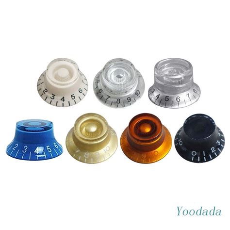 Yoo Guitar Knobs Volume Tone Speed Control Knobs With 6mm Shaft Top Hat Knobs For Lp Sg Style
