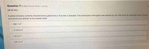 Solved Question 7 Multiple Choice Worth 1 Points 06 02 Mc