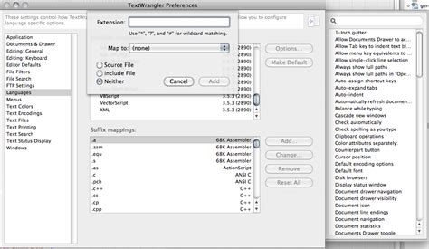 Textwrangler Color Formatting And File Extensions Stack Overflow