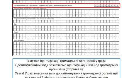 Інструкція заповнення заяви щодо державної реєстрації зміни громадської організації форма 4