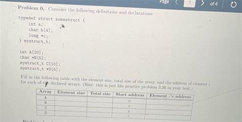 Solved Problem 0 Consider The Following Definitions And