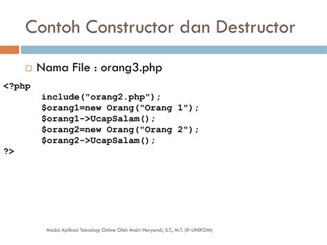 object oriented programming dengan php pdf