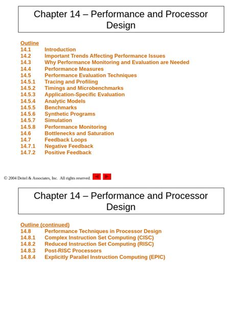 Performance And Processor Design Pdf Central Processing Unit