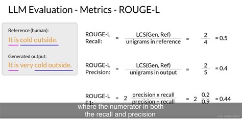 llms nlp模型评估model evaluation rouge and bleu score