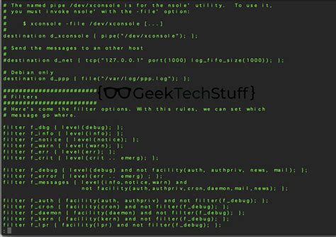 Using A Raspberry Pi As A Syslog Ng Server Raspberry Pi Geektechstuff