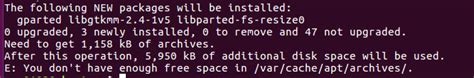 Ubuntu 1604报错cannot Create Temp File For Here Document No Space Left