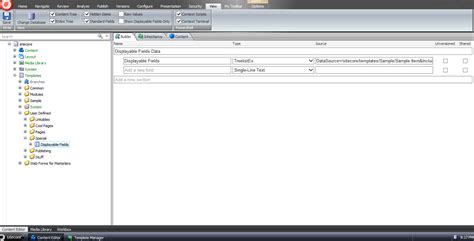 Choose Template Fields To Display In The Sitecore Content Editor