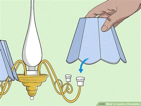 How To Install A Chandelier With Pictures WikiHow How To Install A Chandelier With Pictures WikiHow