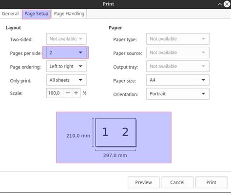 Linux Pdf Viewer With Page Per Sheet Print Setting Unix And Linux