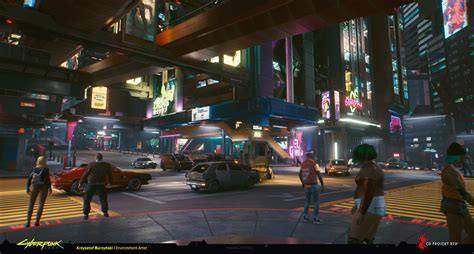 Krzysiek Burzyński Cyberpunk 2077 Area Of Japantown Subdistrict Of