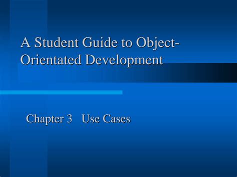 Solution Ch03 Unified Modeling Language Uml Computer Science Jordan University Of Science And