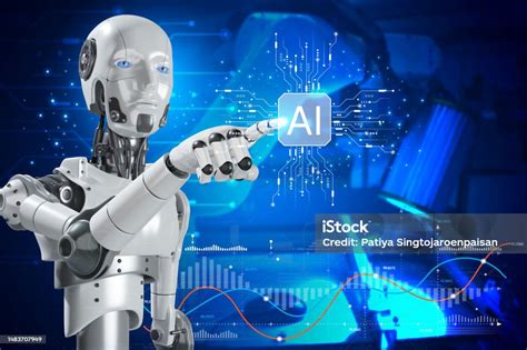 인공지능 기술 스마트 로봇 Ai 인공 지능 입력 명령 프롬프트에 대한 무언가를 생성 미래 기술 변환 Brand Name Online Messaging Platform에 대한