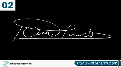 T Letter Signature Style With Examples In