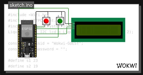 LCD Wokwi ESP STM Arduino Simulator