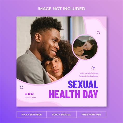 Premium Psd World Sexual Health Day Instagram Post Social Media Template