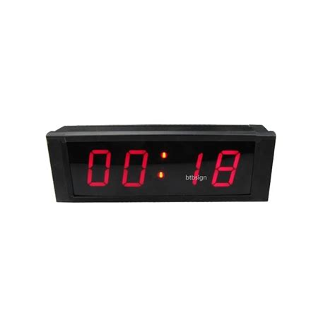 1 4digits mini wall clock led countdown clock countdown count up in