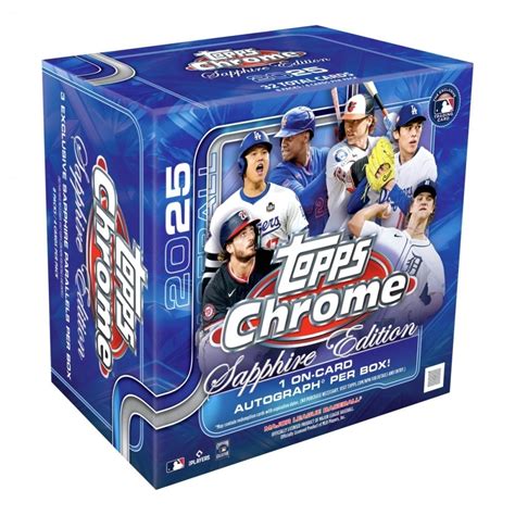 2025 Topps Chrome Sapphire Baseball Checklist Set Details