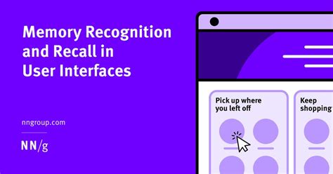 memory recognition and recall in user interfaces myhub ai