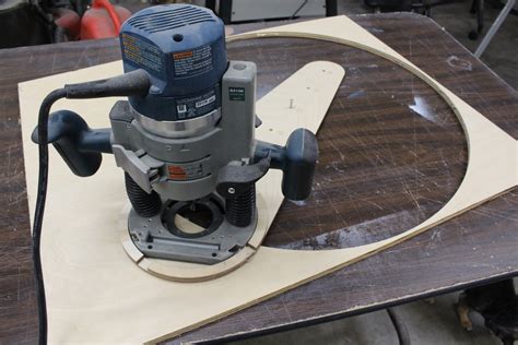 Bosch Router Circle Jig Template Cutting Paths