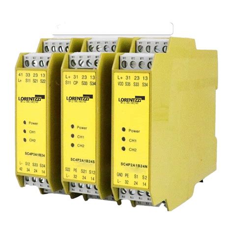 Light Curtain Safety Relay For Dual Output Safety Light Curtain Sensor