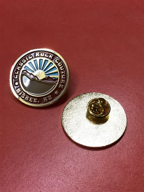 Crc Enamel Lapel Pin Classic Rock Couture