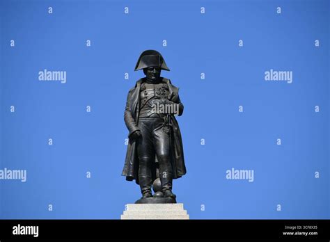 Statue Of Napoleon Bonaparte At Place Dausterlitz In The French