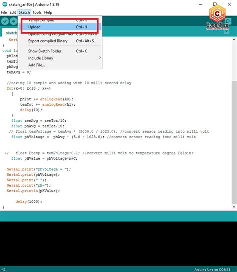 สอนใช้งาน Arduino เซ็นเซอร์วัดค่า Ph ของน้ำและอุณหภูมิของน้ำ E 201 C ขาย Arduino อุปกรณ์
