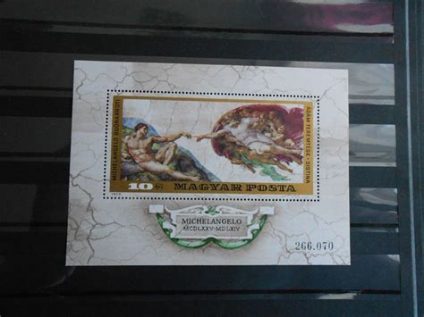 Briefmarken Block Ungarn postfrisch Gemälde Michelangelo Kaufen auf Ricardo