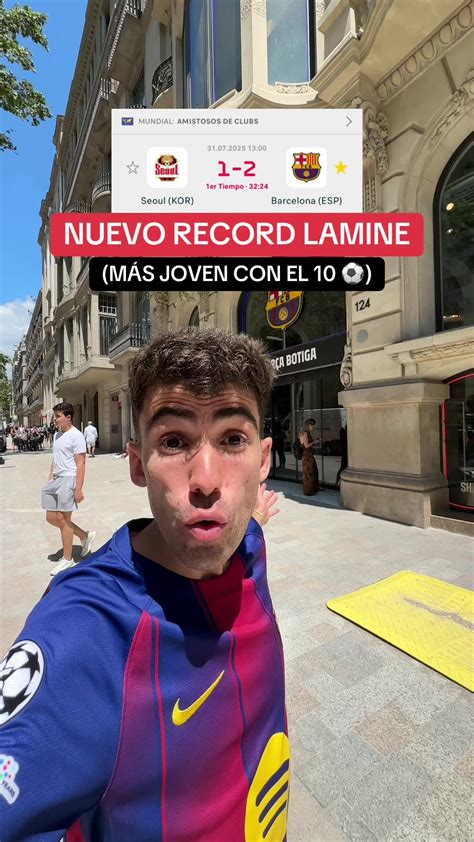 Nuevo Récord De Lamine Yamal 2 Goles Con El 10 Tiktok