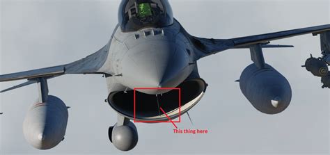 What Is This Metal Pin Thing In The F 16 Inlet Is It To Strengthen The Engine Inlet Structure