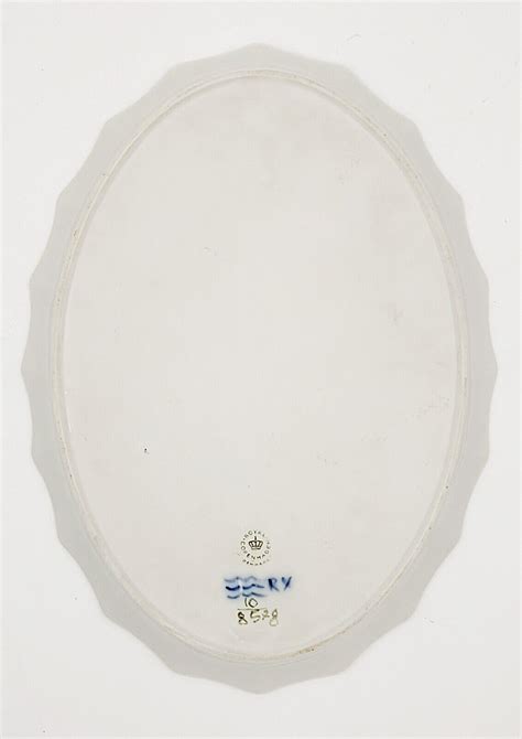 Royal Copenhagen Old Blue Flower Angular Oval Serving Dish 10 8578