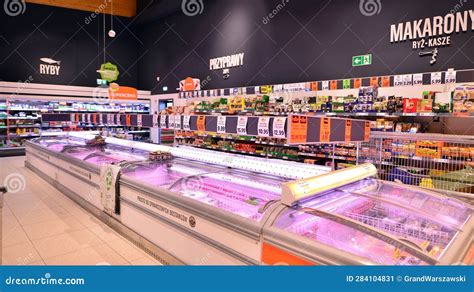 Warsaw Poland 12 July 2023 Inside Supermarket Lidl Editorial Photo