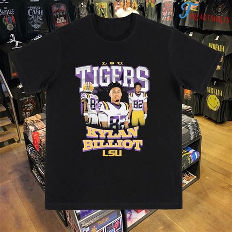 Kylan Billiot Lsu Tigers Football Retro 90s Shirt Hoodie Longsleeve Tee