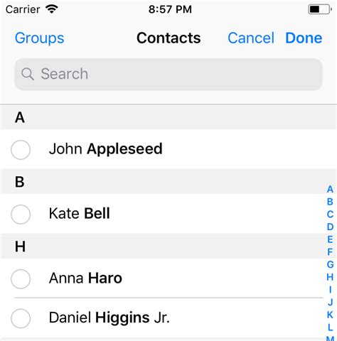 Objective C Is It Possible To Customise Cncontactpickerviewcontroller