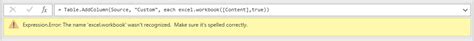 solved expression error microsoft fabric community