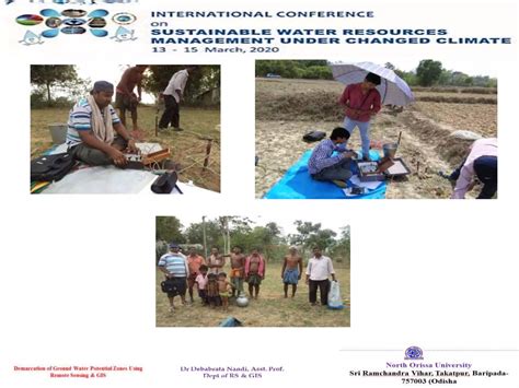 Demarcation Of Ground Water Potential Zones Using Remote Sensing And Gis Ppt