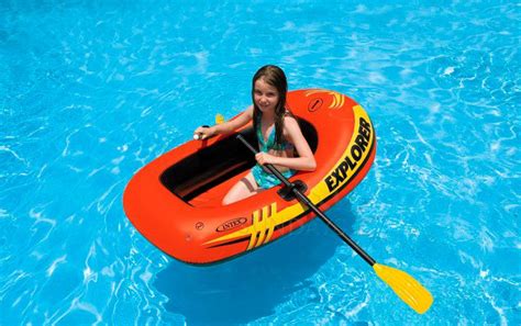 Надувная лодка Explorer 100 Intex (Интекс) 58329NP 147х84х36 см ...