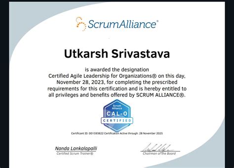 utkarsh srivastava on linkedin i m happy to share that i ve obtained a