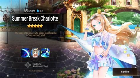 Epic Seven New Hero Requiem Roana And Summer Break Charlotte Re Run