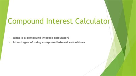 PPT Compound Interest Calculator Motilal Oswal PowerPoint Presentation ID 12079481