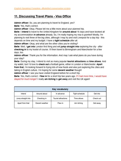 Modelled Conversation Script 11 Pdf