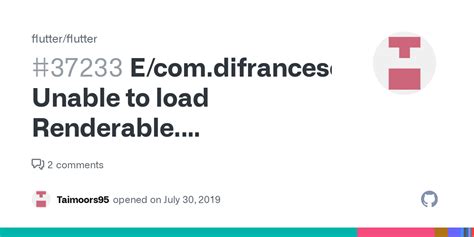 E Com Difrancescogianmarco Arcore Flutter Plugin RenderableCustomFactory Unable To Load