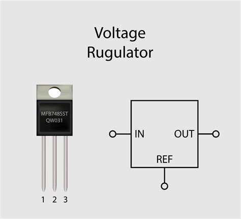 Voltage Regulator Ic With Symbol Vector Eps 10 10043746 Vector Art At