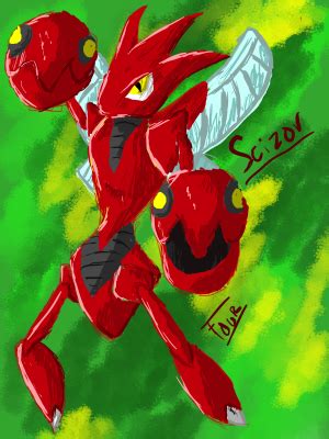 Scizor Drawing By Kaybird98 On Deviantart