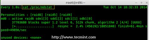 Setup RAID Level Striping With Double Distributed Parity In Linux Part