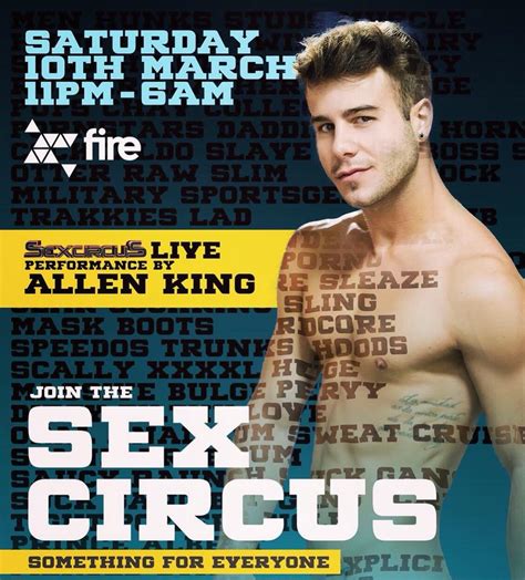 Allen Este Sábado 10 De Marzo Sex Circus Party In London Live Show