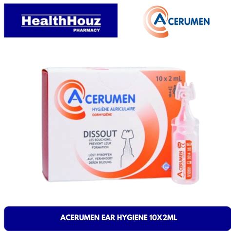 A Cerumen Ear Hygiene 2ml 10sbox Shopee Malaysia
