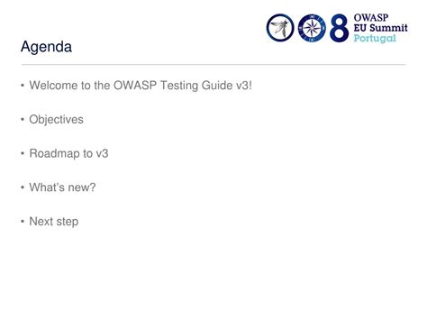 Ppt Owasp Testing Guide V3 Powerpoint Presentation Free Download Id 3832391
