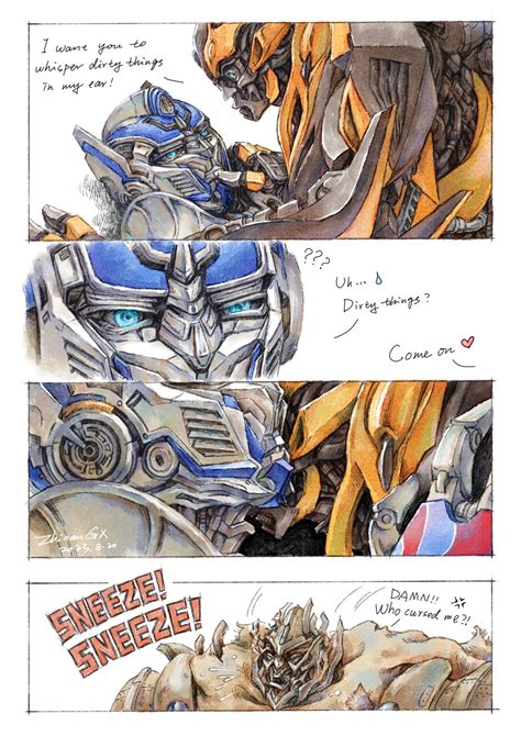 💙 Optimus Prime X Bumblebee 💛 Imágenes Optimus Prime Transformers Arte Transformers Arte De