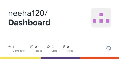 Github Neeha Dashboard